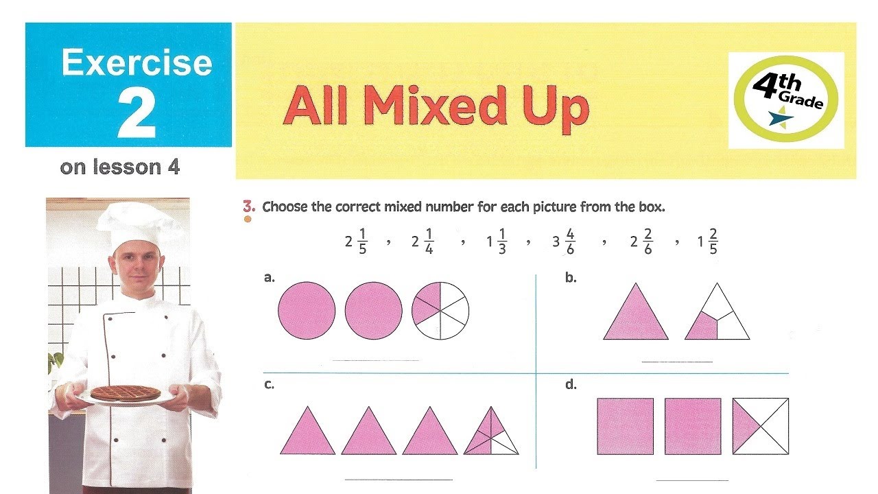 Primary 4 \ Math - 2nd term\ Unit 9.4 All mixed up - Exercises . شرح ...