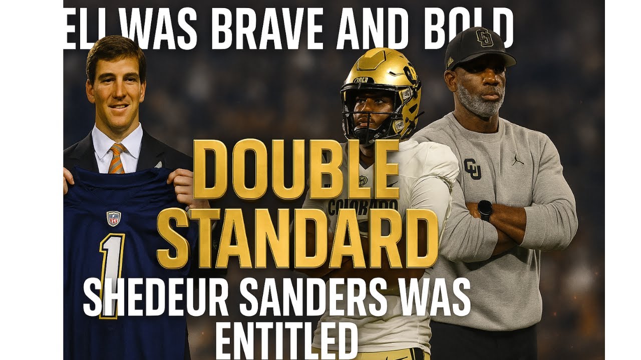NFL's Double Standard: Eli Manning vs. Shedeur Sanders - YouTube