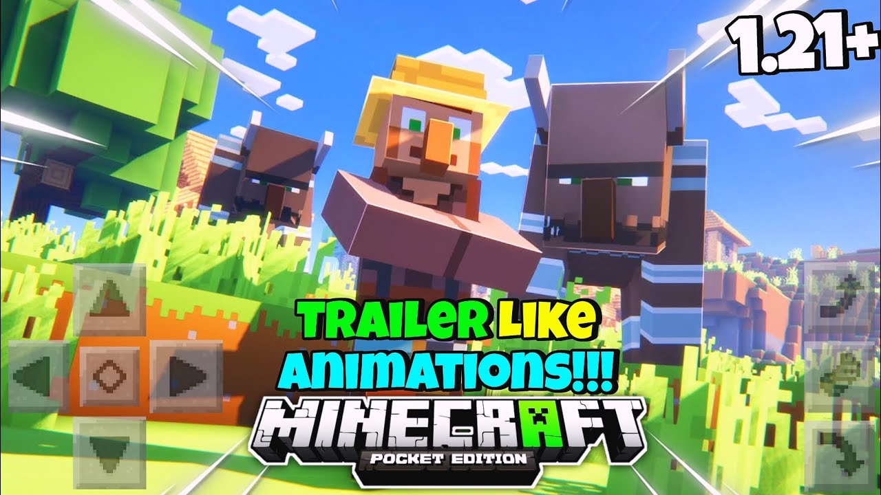 Ultra Realistic Trailer Like Animations For Minecraft Pe 1.21!!! - YouTube