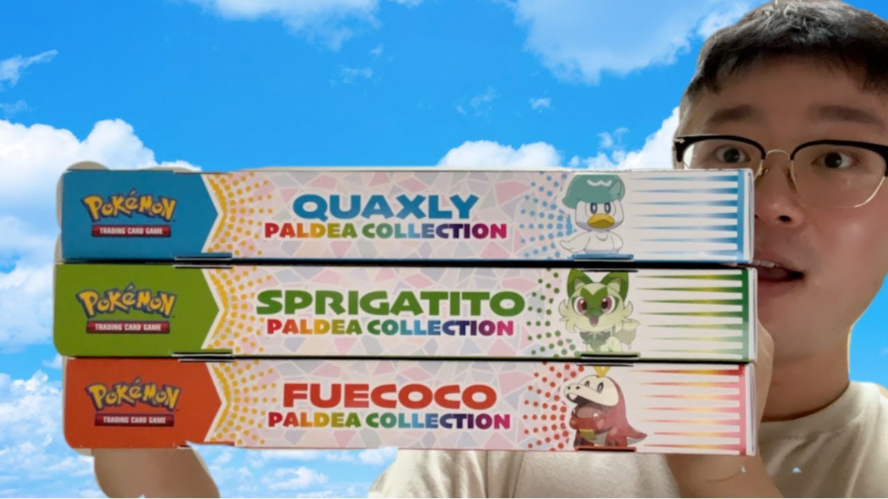 NEW!! Paldea Pokemon Collection Opening (Scarlet&Violet era) - YouTube