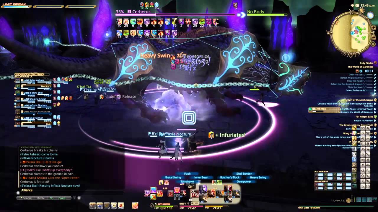 FFXIV:ARR - WoD - Cerberus Fight - YouTube