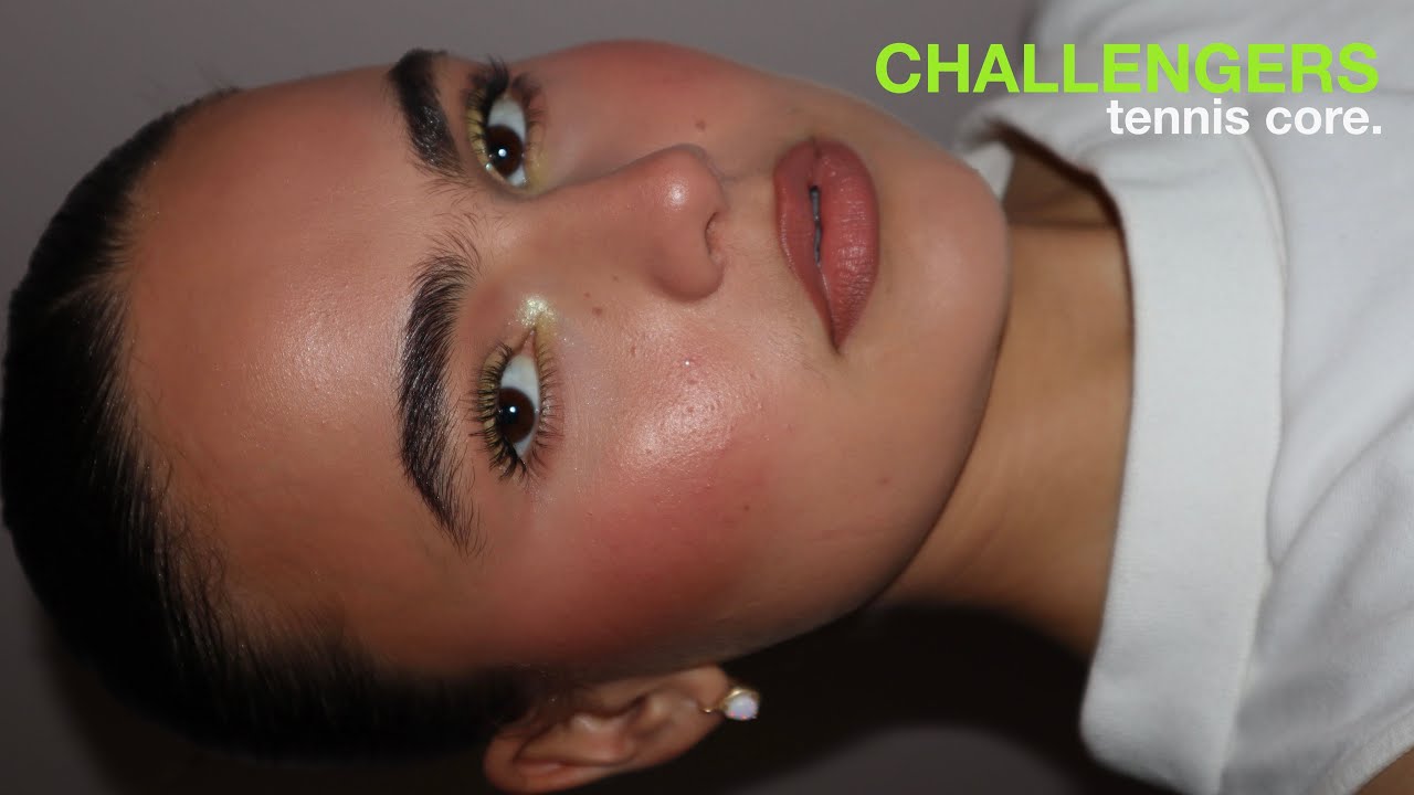 tennis core | challengers inspired makeup 🎾 - YouTube