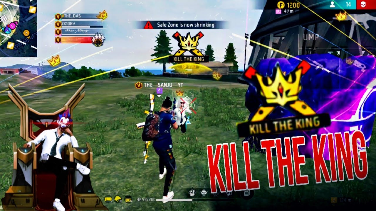 Free Fire New Kill The King Badge Milgya || 19% Headshort Rate 21 kill Booyah Br Rank Full ...
