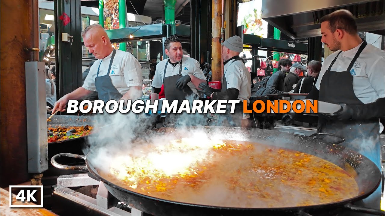 London’s Borough Market in the Afternoon, After Lunch Hour Rush | Food ...