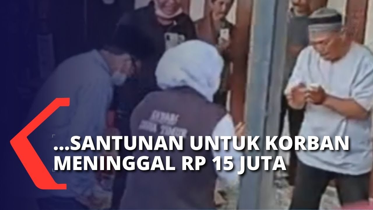 Gubernur Jatim Khofifah Indar Parawansa Berikan Santunan Untuk Korban