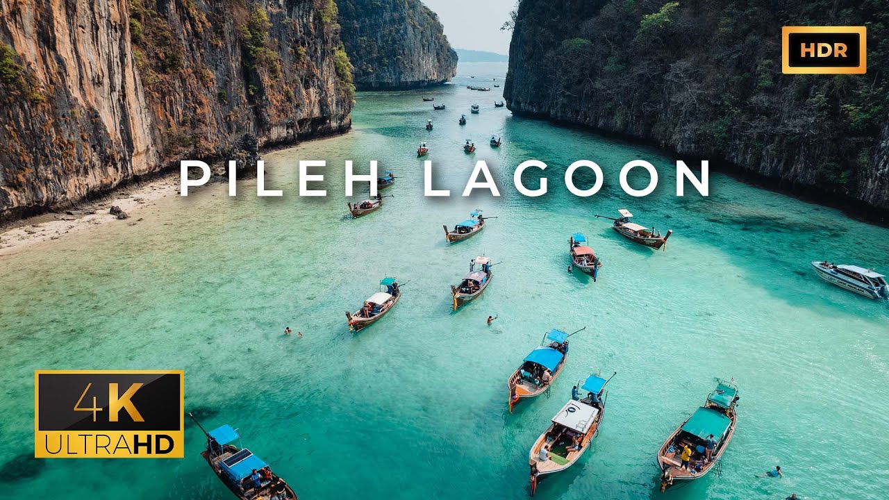 Pileh Lagoon, Phi Phi, Thailand 4K HDR | The Best Lagoon in Asia - YouTube