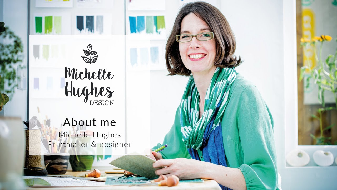 About me: Michelle Hughes - Printmaker and designer - YouTube