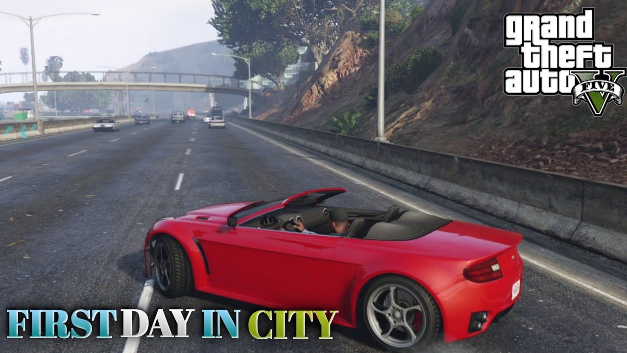 Gta V - My First Day In City | Gta V Gameplay #2 - YouTube