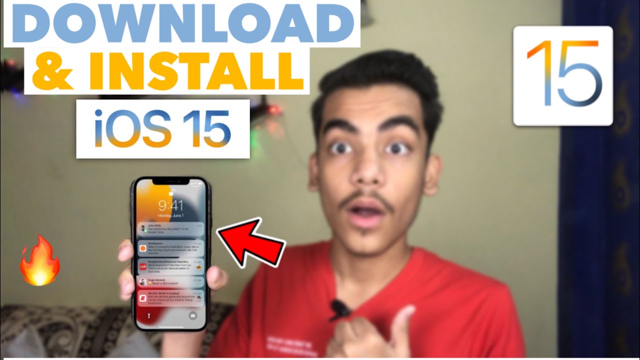 How To Download & Install iOS 15 Officially on an iPhone | iOS 15 All ...