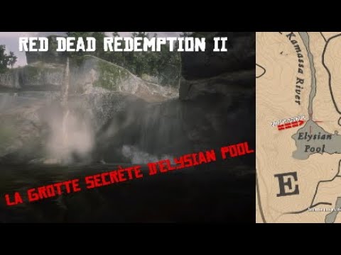 Red Dead Redemption II : La grotte secrète d'Elysian Pool - YouTube