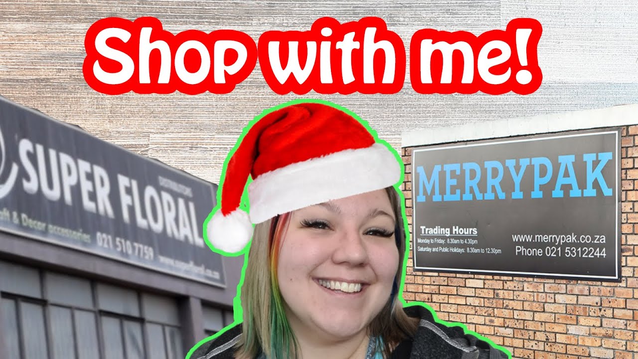 Craft Shopping: Merrypak + Superfloral | Craftmas Day 7 - YouTube