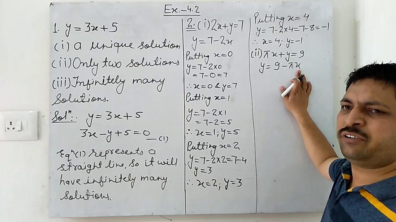 Class-IX Maths NCERT Ex 4 .2 - YouTube