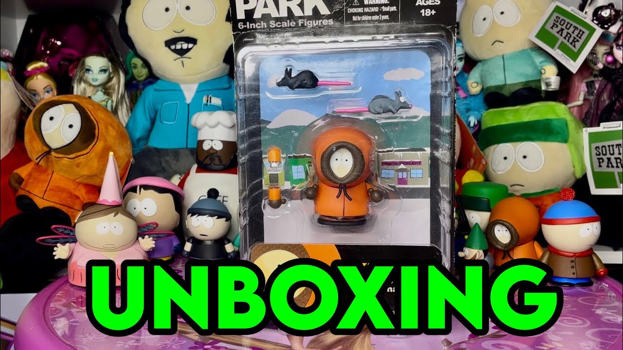 Kenny South Park Figure Unboxing Mexco - YouTube