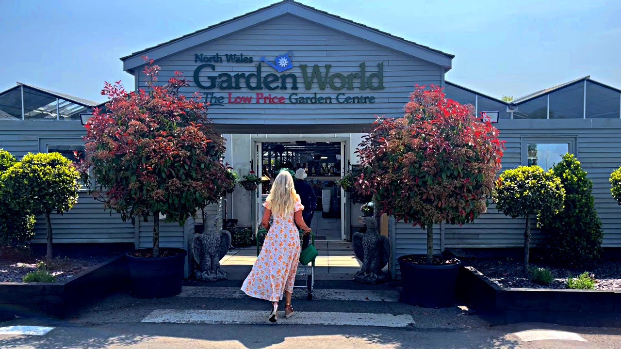 Quick Trip to North Wales Garden World with Mrs H - YouTube