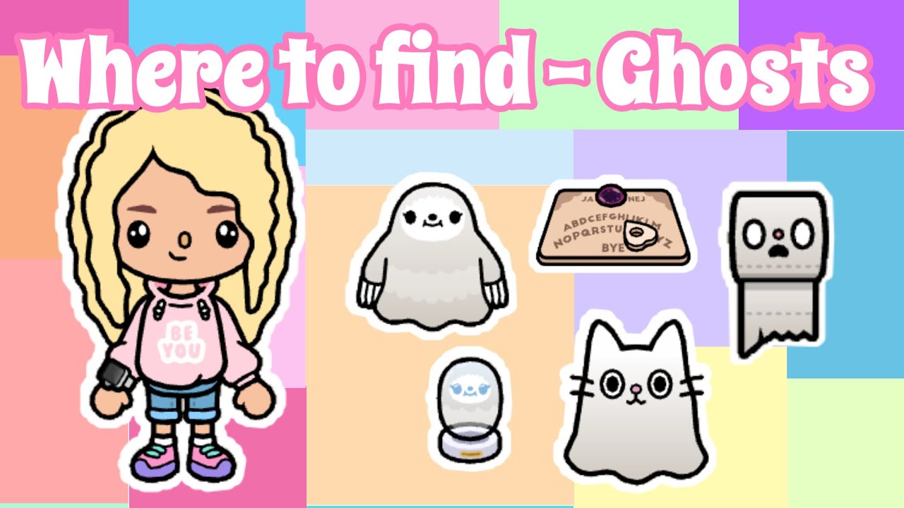WHERE TO FIND SECRETS GHOSTS 👻 IN TOCA LIFE WORLD - YouTube