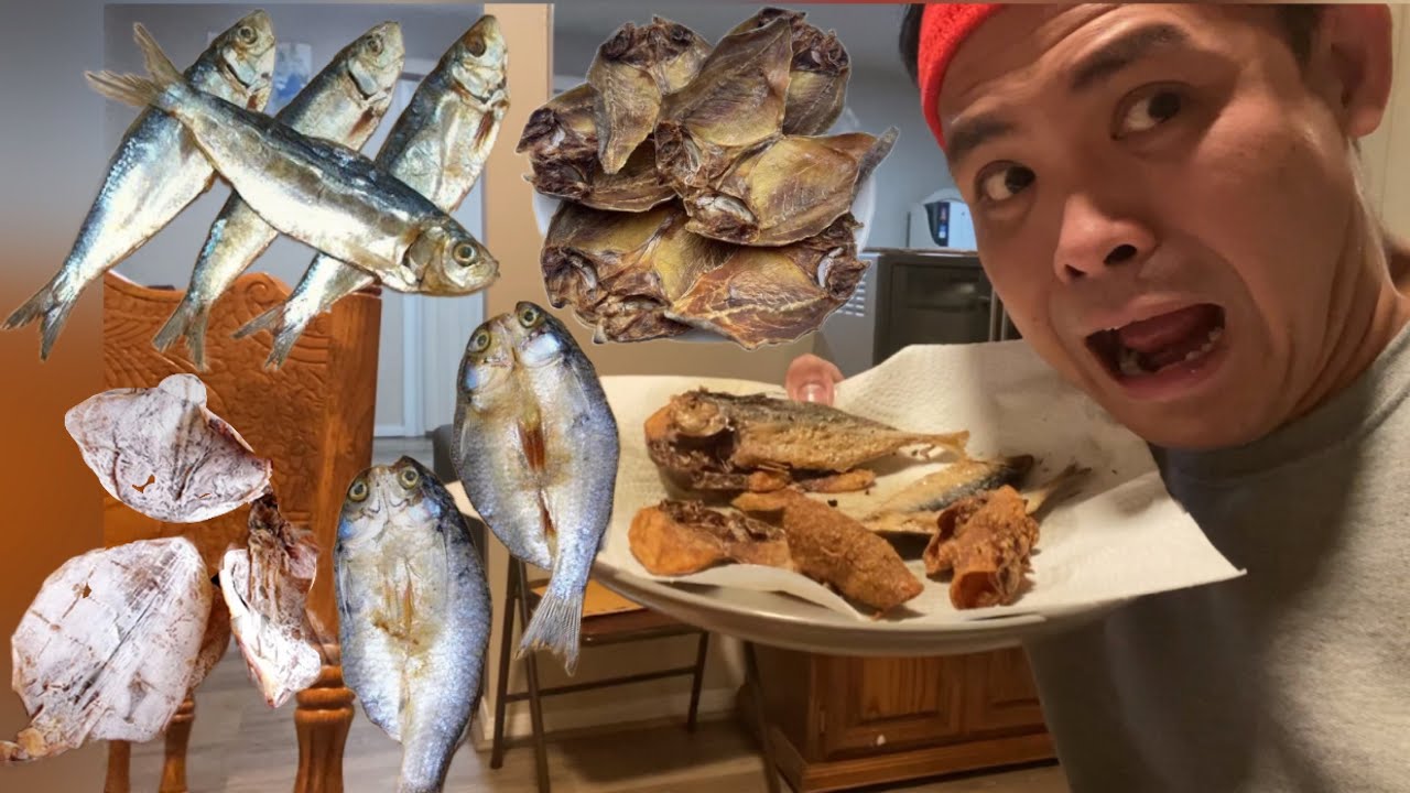 Dry Fish🐟 Heavy Breakfast Mukbang || Daing/Danggit/Tuyo/Pusit - YouTube