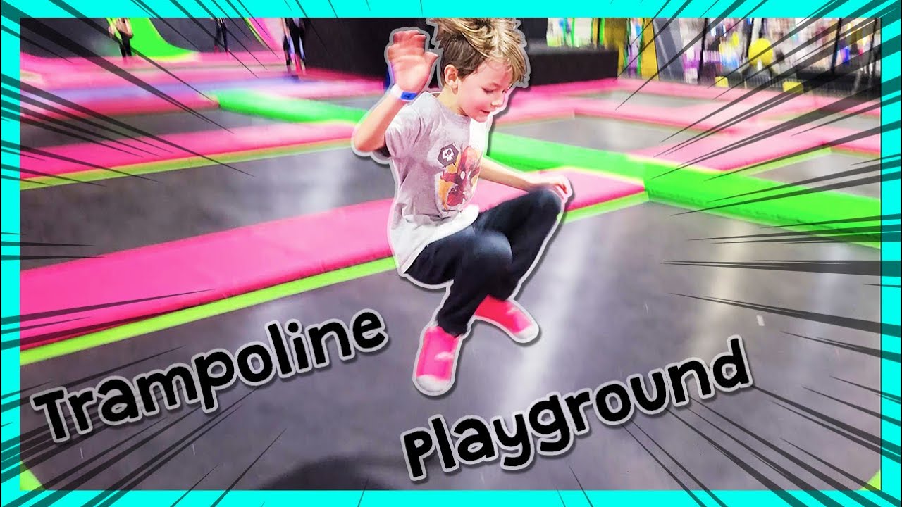 Trampoline Park fun for kids - YouTube