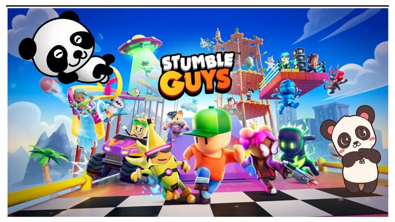Stumble Guys :Le panda gagne par bug (épisode 20 ) - YouTube
