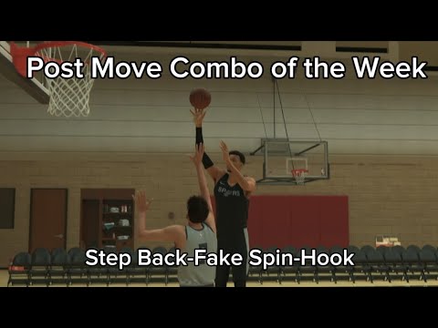 Post Move Combo of the Week (Step Back-Fake Spin -Hook) with Victor ...