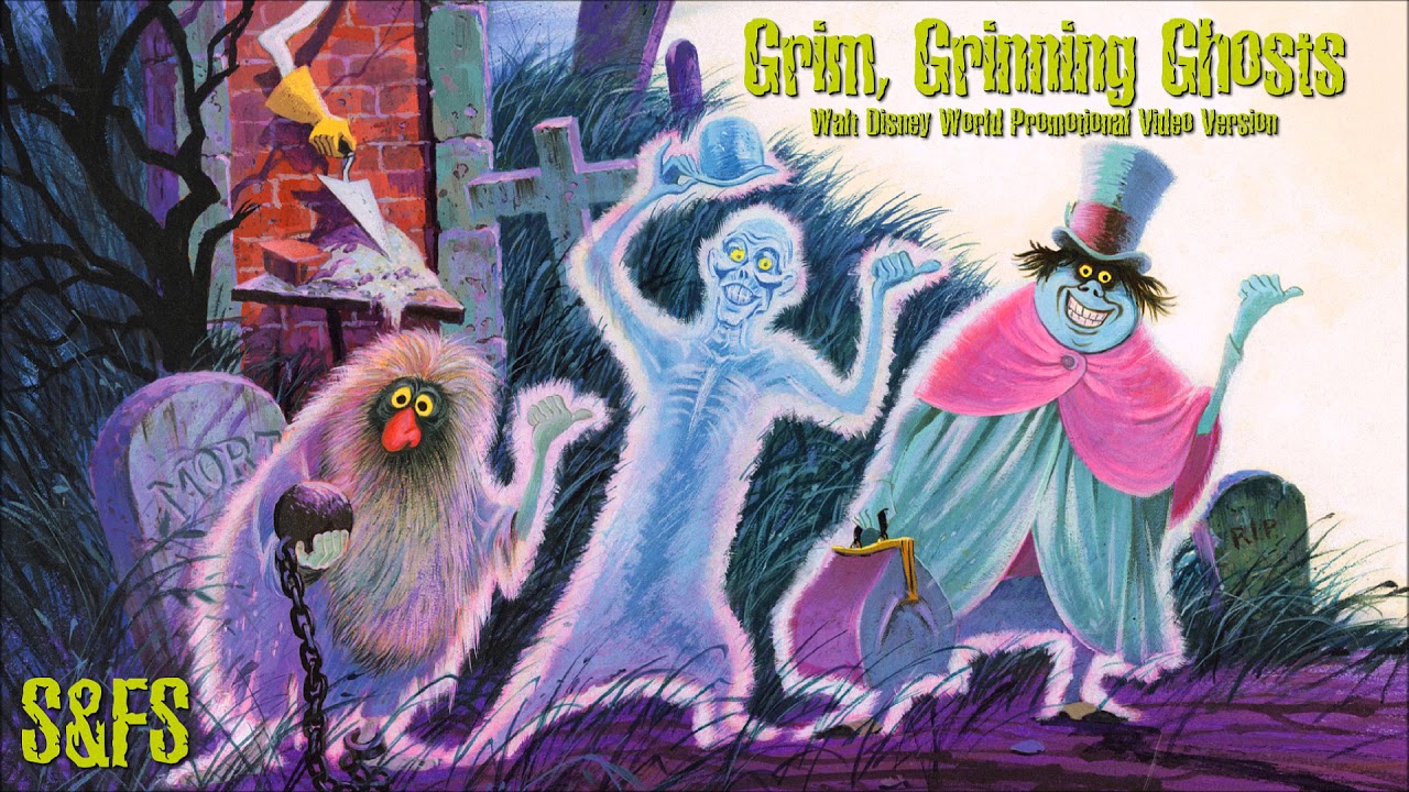 Grim, Grinning Ghosts - Vintage Walt Disney World Promotional Video ...