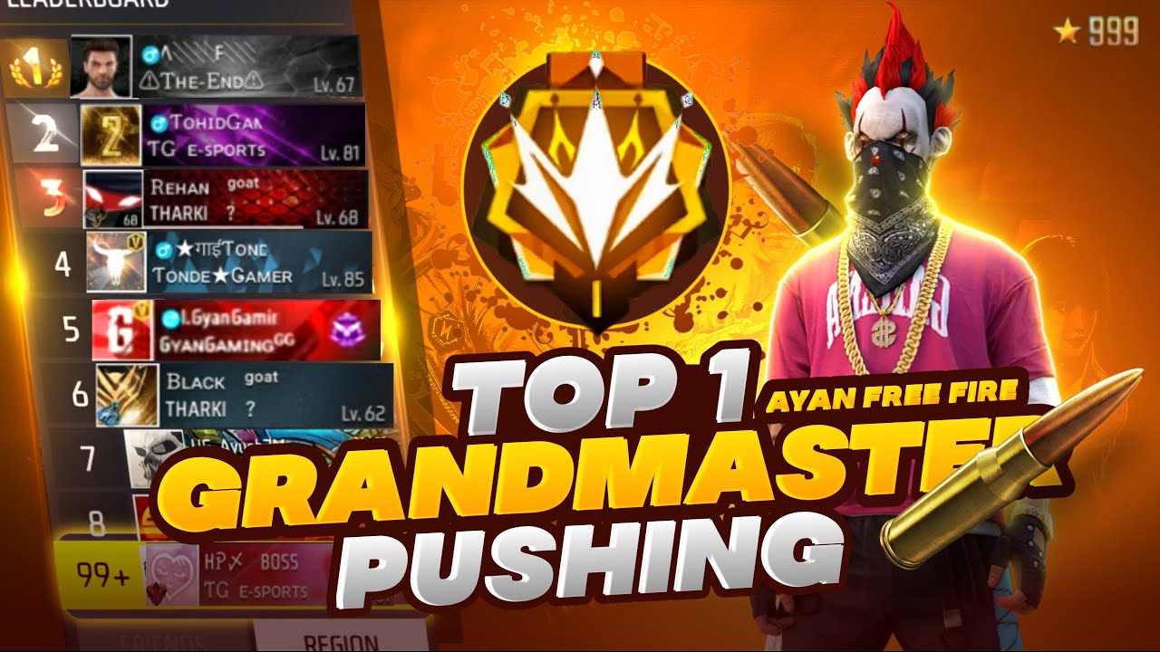 ROAD TO GRANDMASTER | FREE FIRE LIVE RANK PUSH #rankpush #livestream # ...