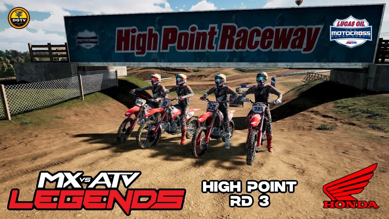 RD 3 HIGH POINT MOTO 1 | TEAM HONDA HRC #mxvsatvlegends # ...