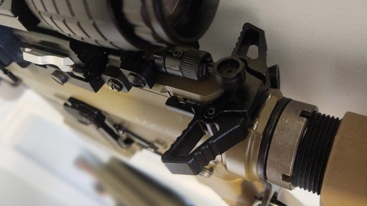 Charge handle GBBR M4A1 king Arms (Airsoft) parte 1 - YouTube
