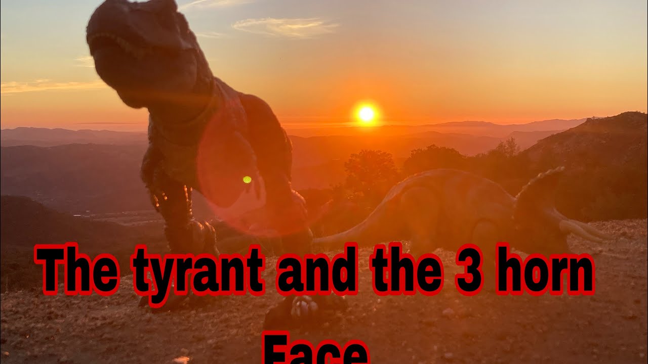 Allosaurus Short film The tyrant and The three horn face - YouTube
