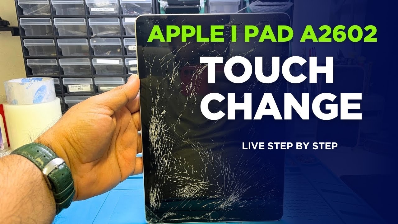 Apple I Pad A2602 Touch Replace Live step by Step #fix #ipad #repair # ...