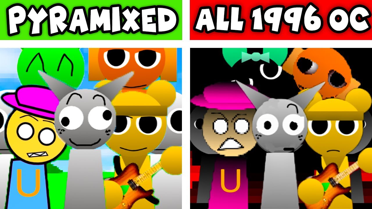 New Update Incredibox Sprunki Pyramixed But All 1980 OC Secret ...