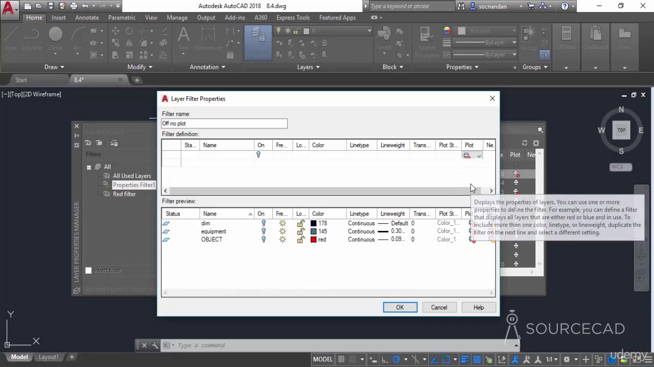 Autodesk Autocad - Working With Layer Filters - Video 67 - YouTube