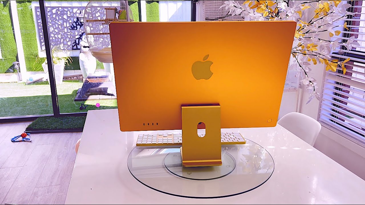 Apple IMac 24” M1 Yellow GOLD UNBOXING - YouTube
