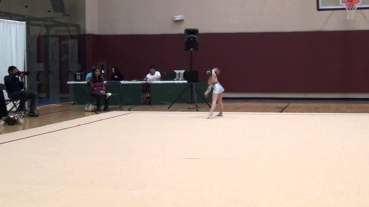 Arlene Chen - 2013 Region 3 Rhythmic Gymnastics - Floor - YouTube