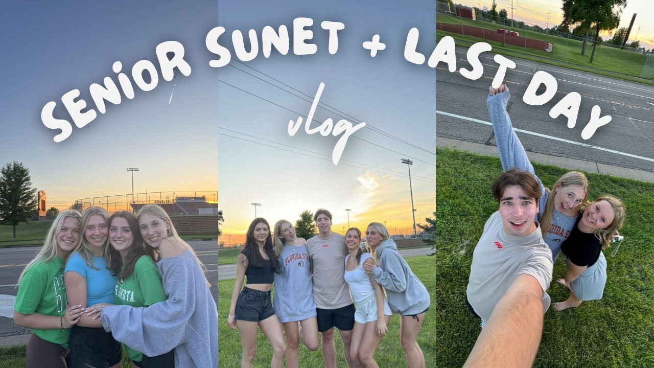 Senior Sunset + Last Day of School Vlog - YouTube