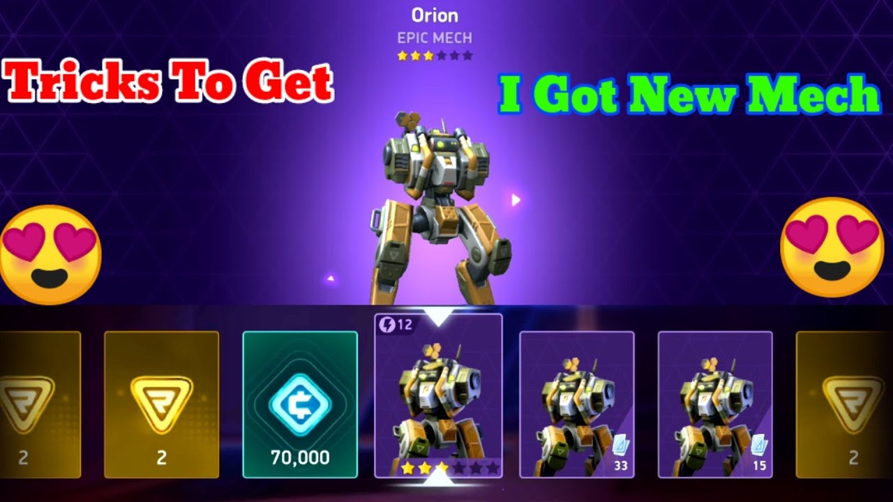New Mech In My Hanger Now 😱 Damage King Orion Mech 🤣 New Event Crate ...