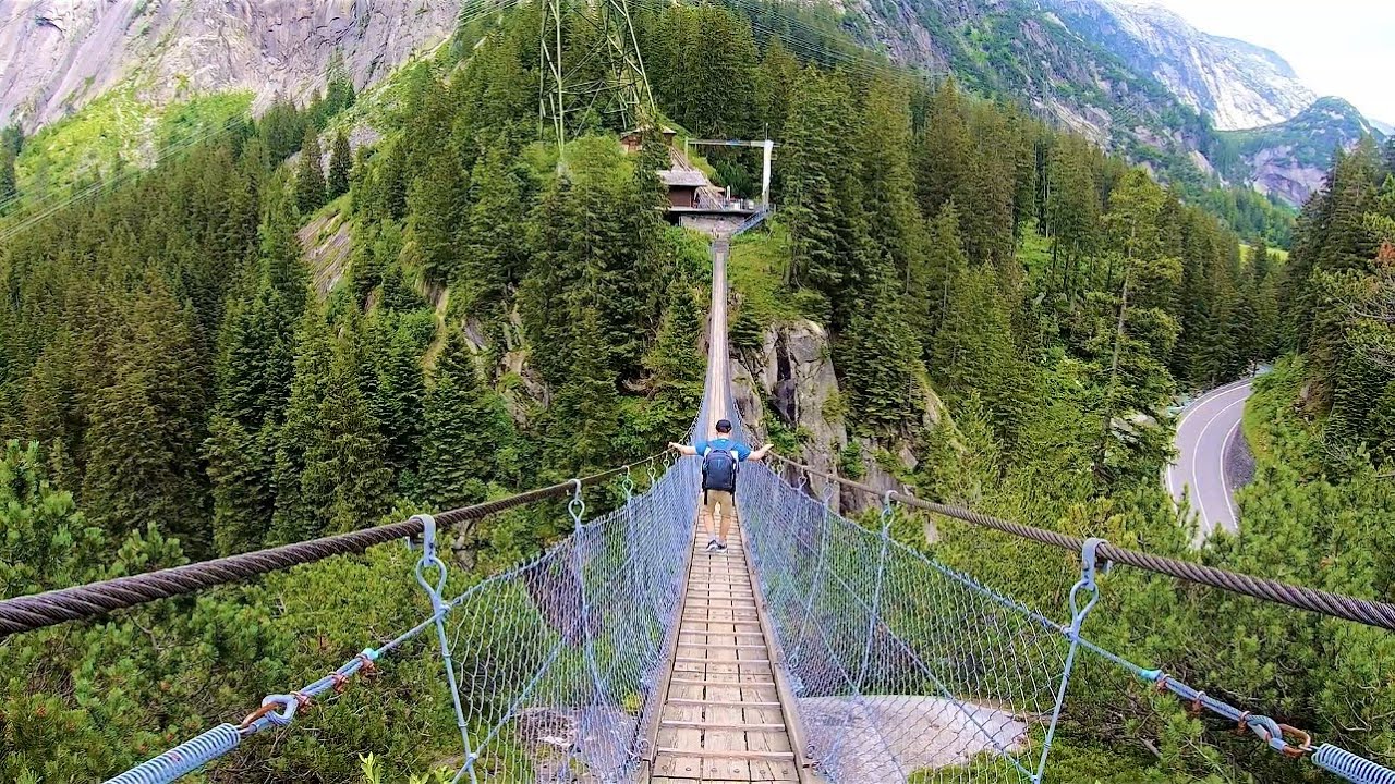 Handeckfallbrücke The Most Adventurous Suspension Bridge In Switzerland ...