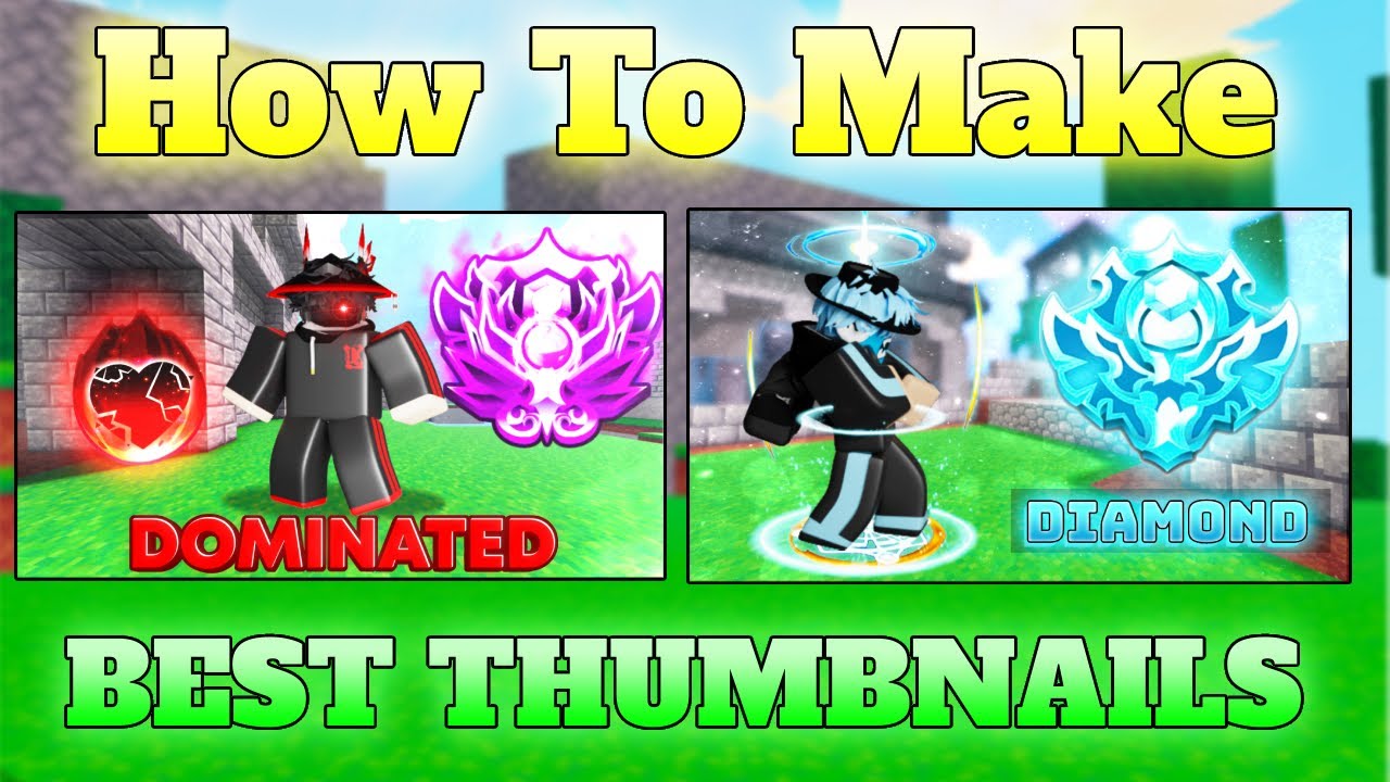 How to make the BEST Thumbnails for Roblox Bedwars (Roblox Bedwars) - YouTube
