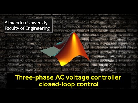 Three-phase AC voltage controller closed-loop MATLAB Simulink - YouTube