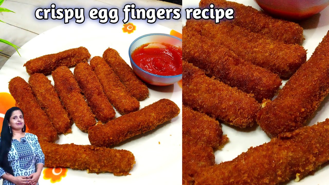 crispy egg fingers recipe | potato egg fingers recipe | how to make egg ...