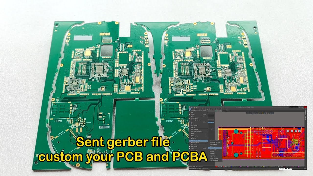 Provide PCB/PCBA gerber file one-stop factory manufacturing - YouTube