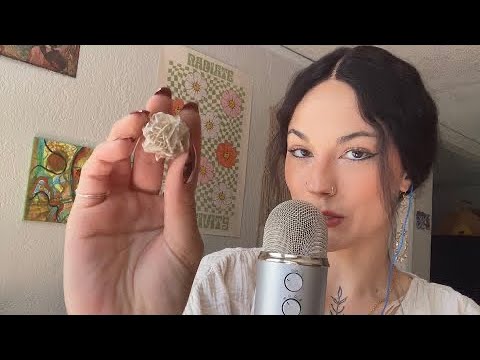ASMR My Crystal Collection (soft spoken, whisper, tapping) - YouTube