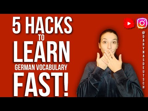 Learn GERMAN WORDS fast! 5 Strategies from POLYGLOT and GERMAN TEACHER ...