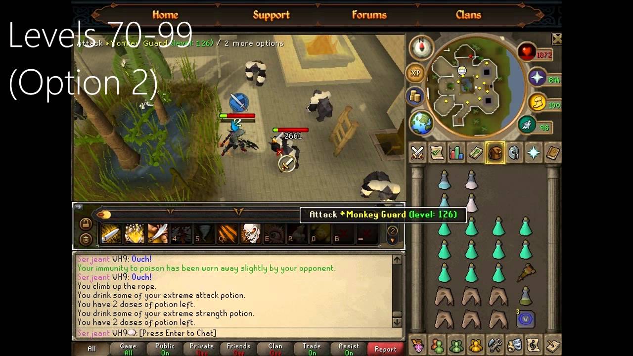 Runescape EoC Ultimate 1-99 Melee Guide ~ Fast - YouTube