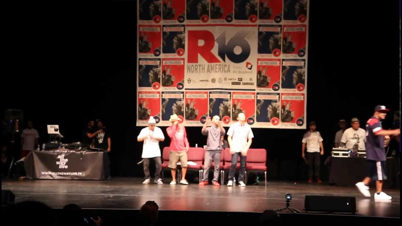 R16 NORTH AMERICA 2012 | BBOY JUDGES SHOWCASE | PROFO,FREE,DUCKY,KEN ...