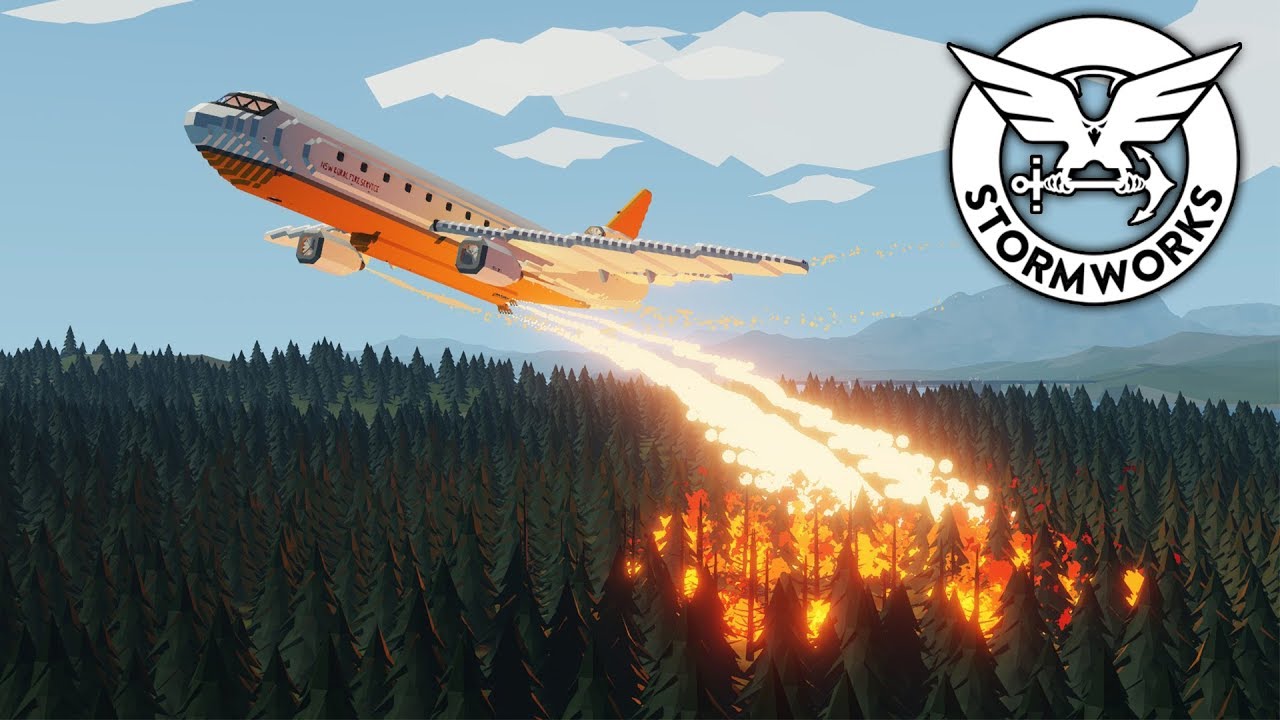 DC10 Firefighting Plane! - Stormworks Gameplay - YouTube