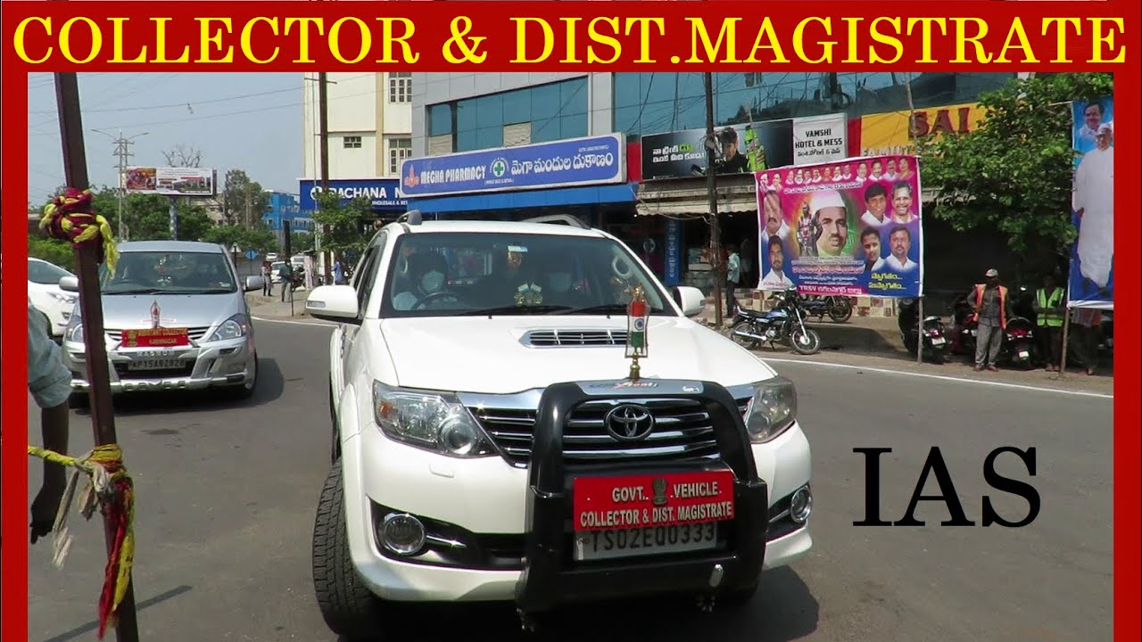 Collector and DM RV Karnan IAS and Trainee Assistant Collector Mayank ...