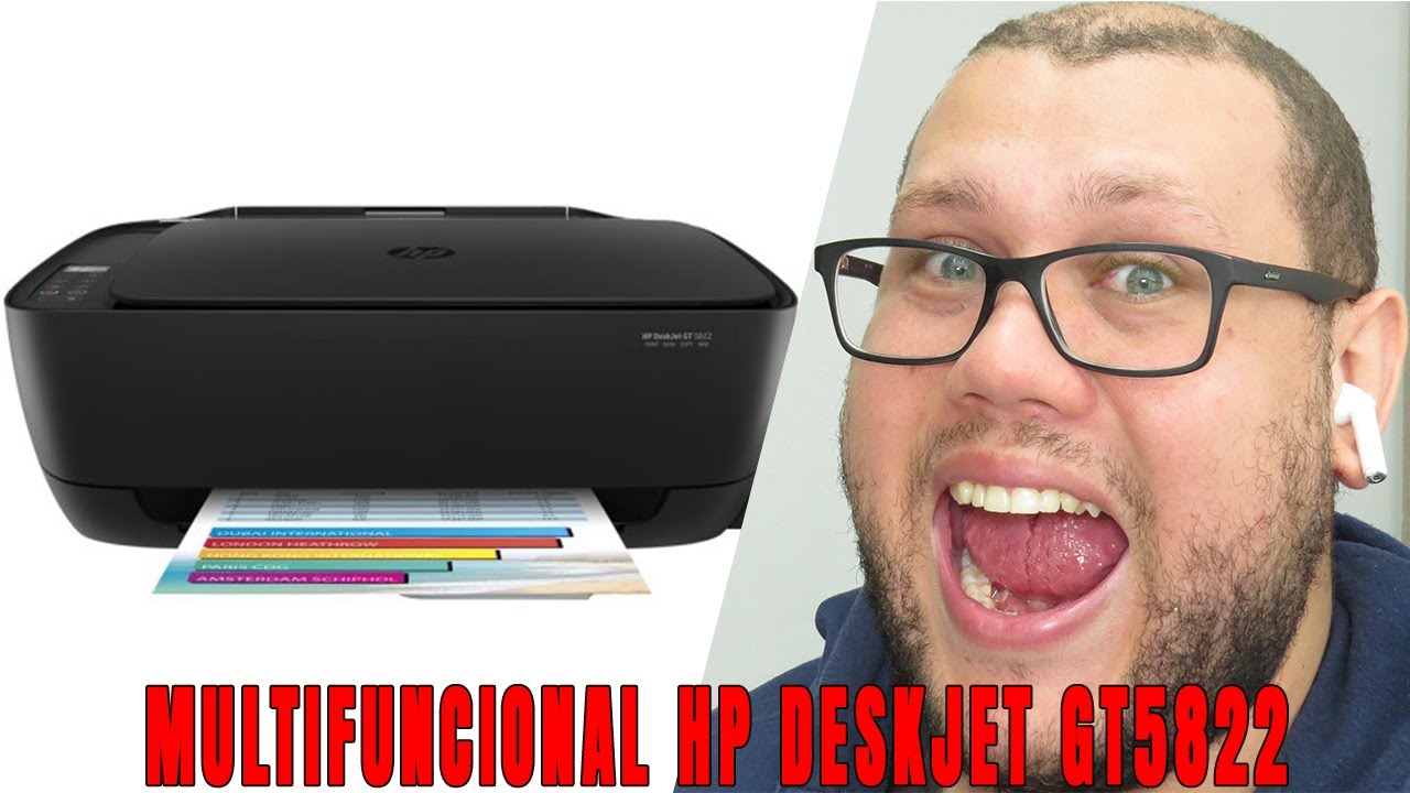 Multifuncional HP Deskjet GT5822 - YouTube