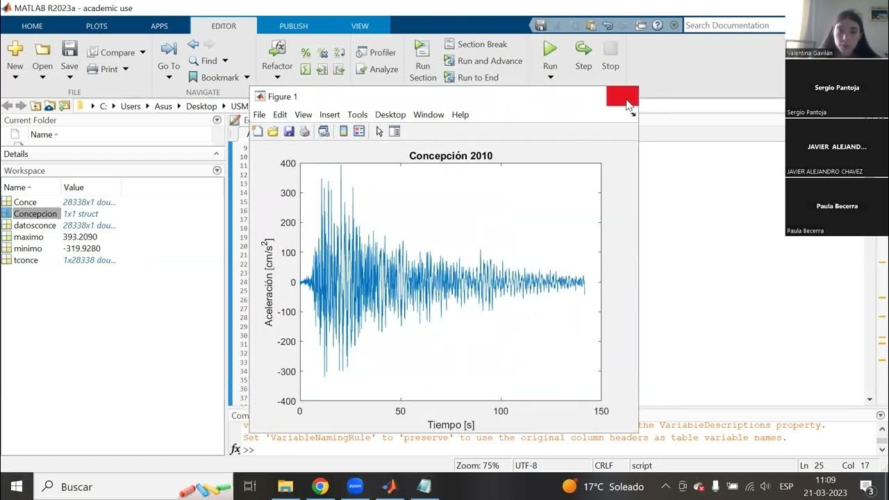 Ayudantía 1 - Matlab - YouTube