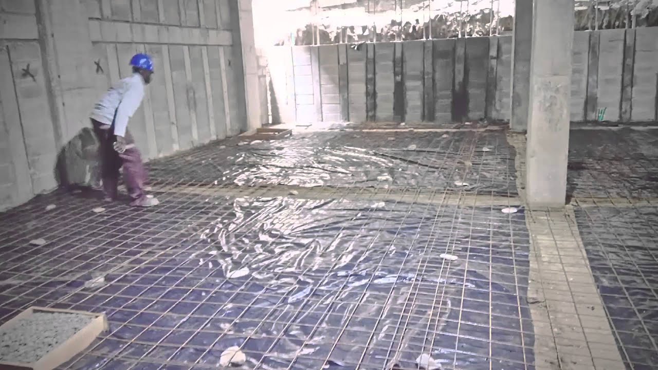Vaciado placa contrapiso - YouTube