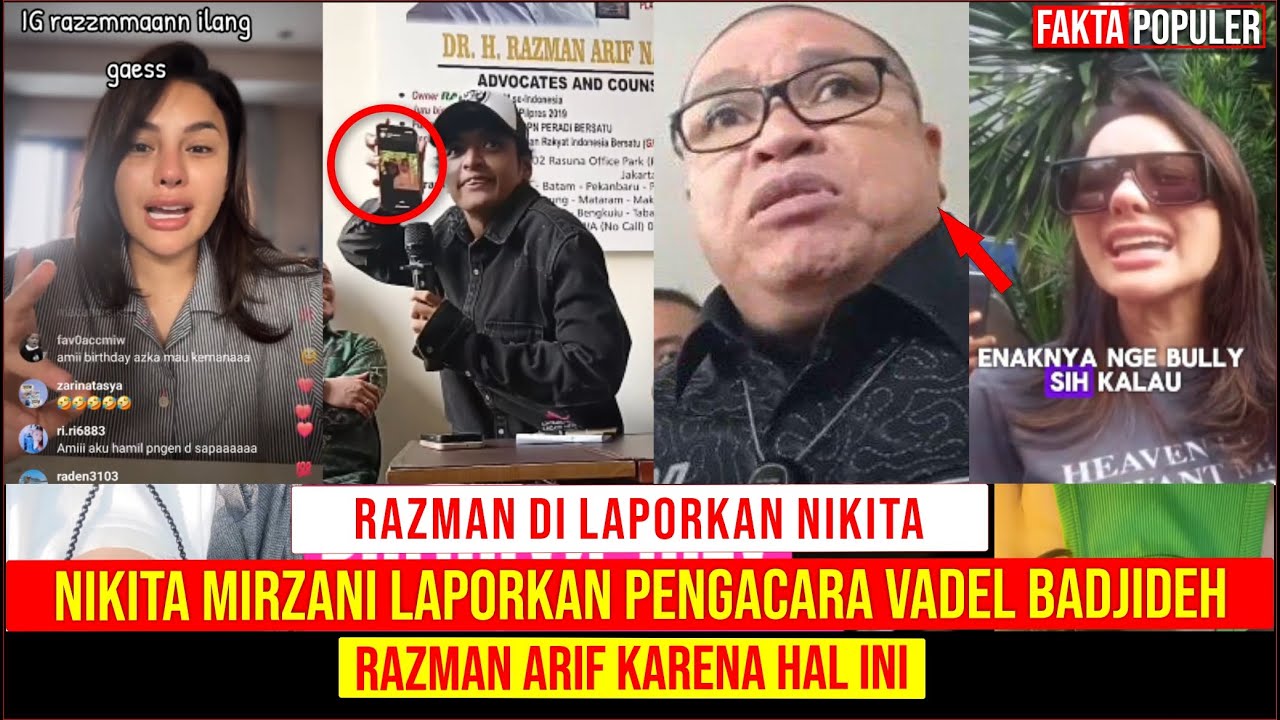 Reaksi Nikita Mirzani Laporkan Pengacara Razman Arif Karena Hal Ini ...